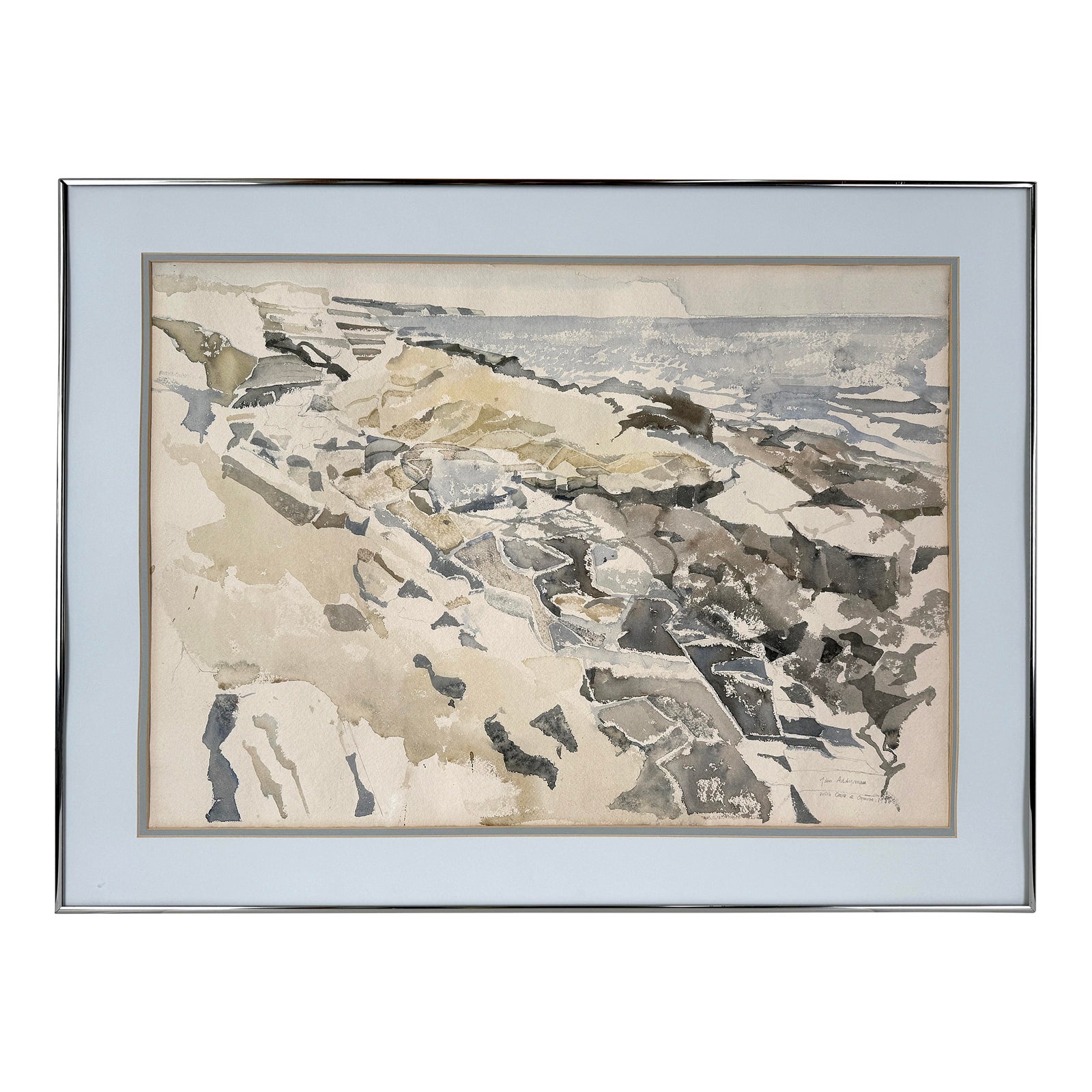 "Welsh Coast at Ogmore" by the Sea Original Watercolor by John Addyman ...