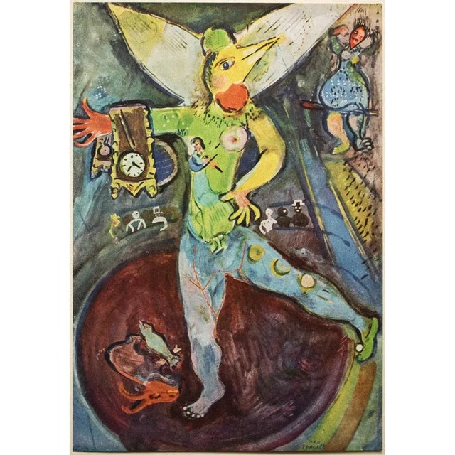 1947 After Marc Chagall "The Arcobat", First Edition Period Parisian ...