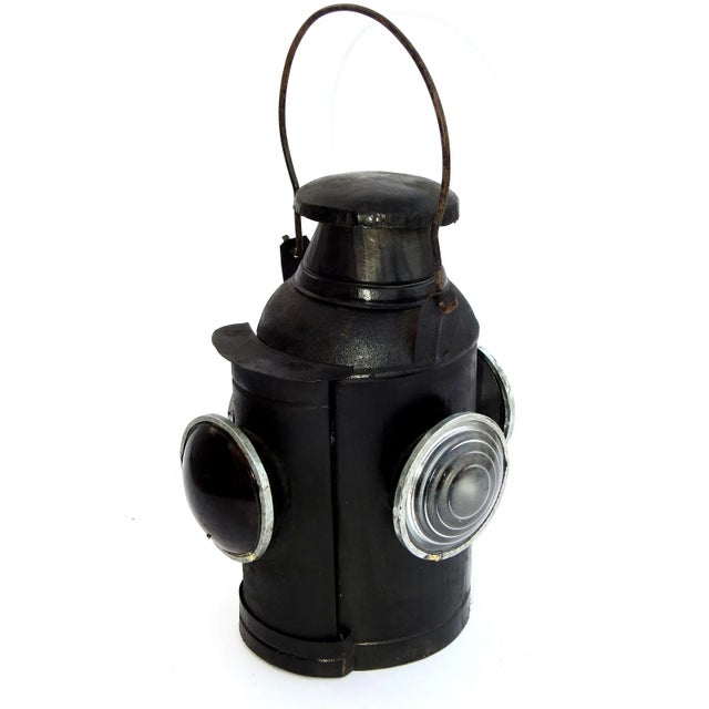 Vintage Railroad Lantern Indian Railway Lamp Adlake Style Railway ...