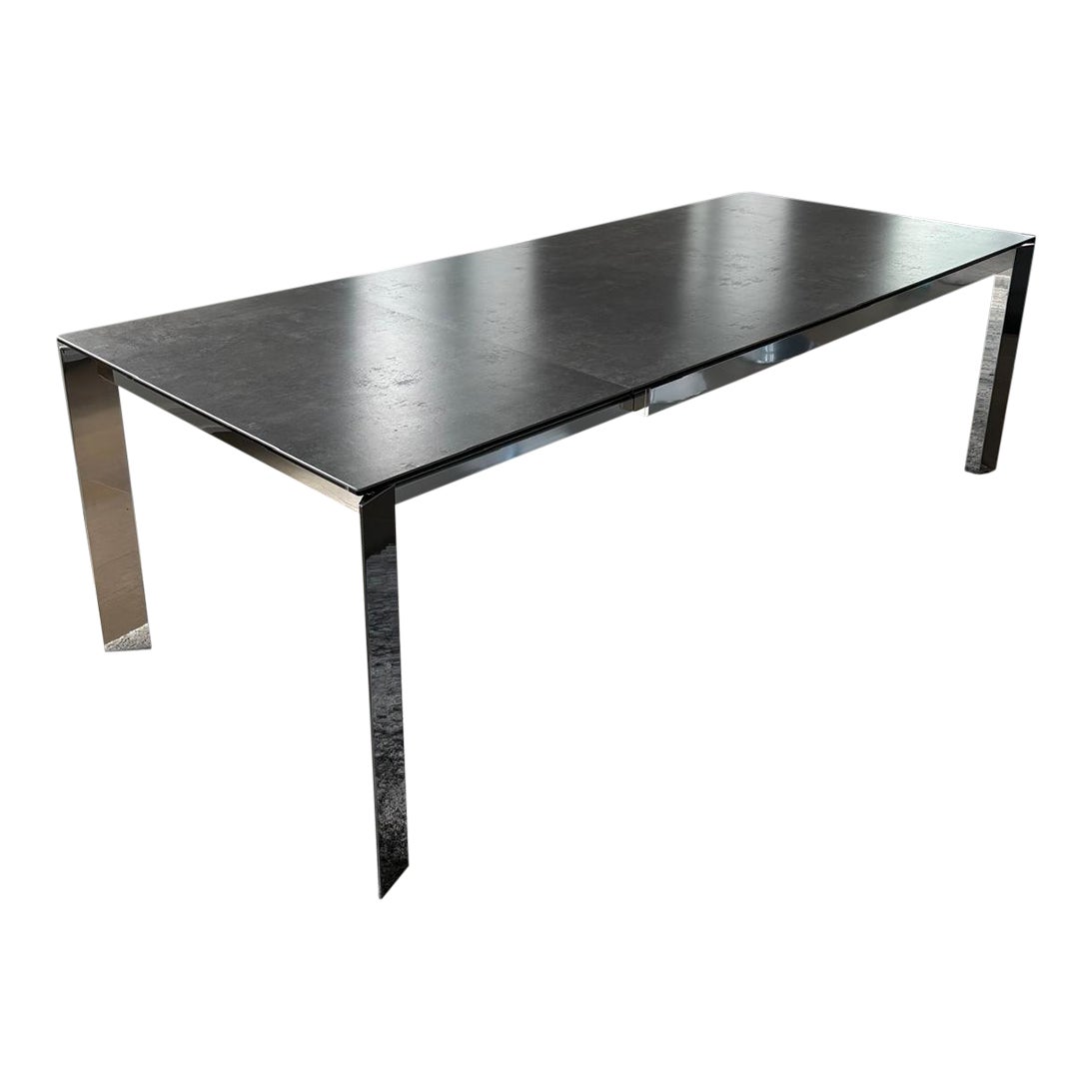 Calligaris Grey Ceramic-Top Dining Table | Chairish