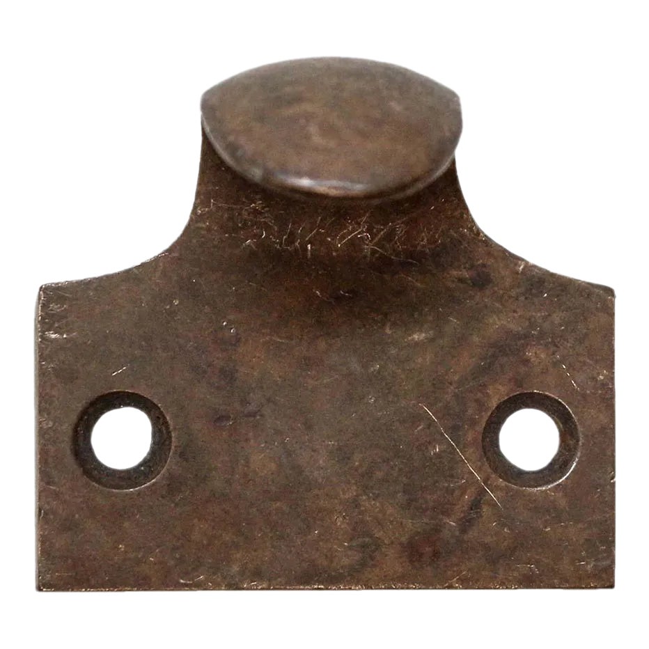 Mid 20th Century Yale & Towne Patina Bronze Window Sash Lift | Chairish
