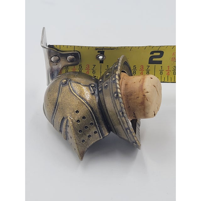 Mid 20th Century Mid-Century Modern Solid Brass Medieval Knight Helmet ...