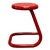 Kinetics Red Paperclip Stool Contemporary Modern Post Modern | Chairish