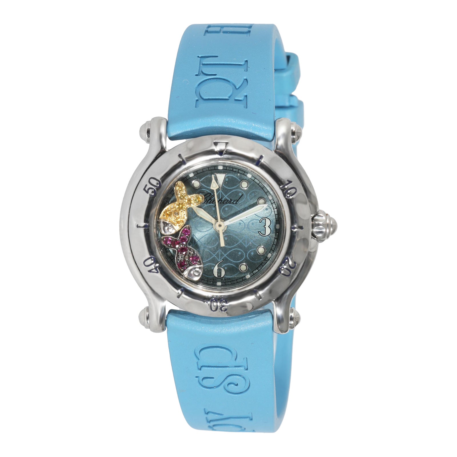 Chopard Happy Fish 27-8923-402 Women's Watch In Stainless Steel | Chairish