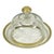 Antique French Sterling Silver & Glass Cheese Bell Dome | Chairish