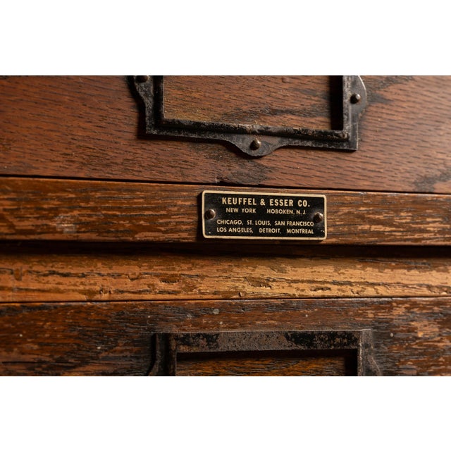 Early 20th Century Double Stack Flat File | Chairish
