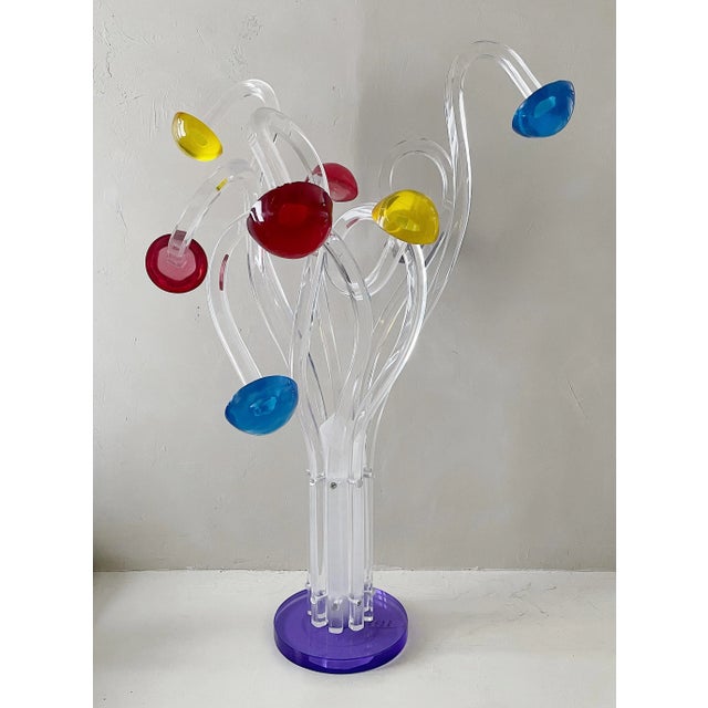 Vintage Shlomi Haziza Lucite Tree Sculpture | Chairish