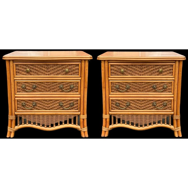Ficks Reed Organic Coastal Wicker and Rattan Chests / Commodes / Side ...