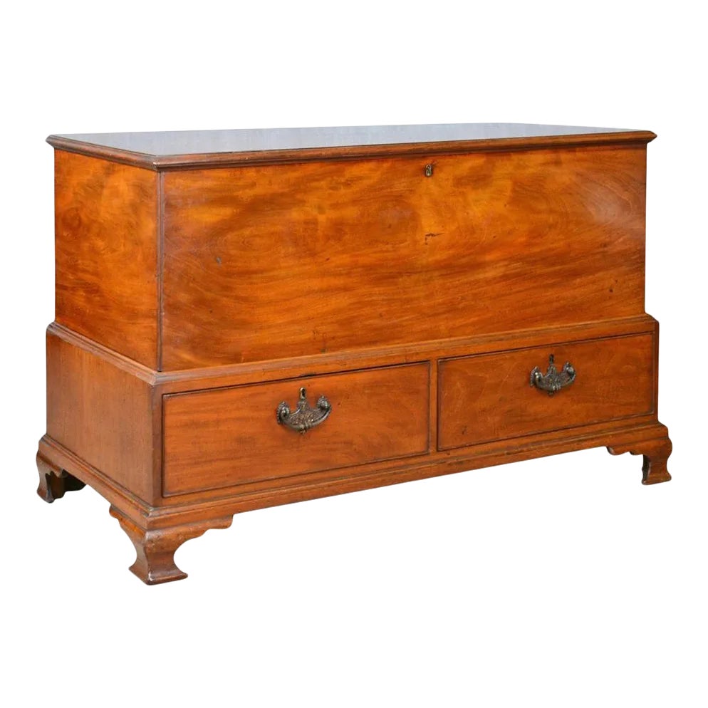 1780 Georgian Mahogany Mule Chest | Chairish