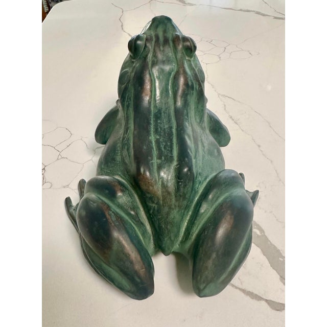 Vintage Verde Austin Garden Statue Frog | Chairish