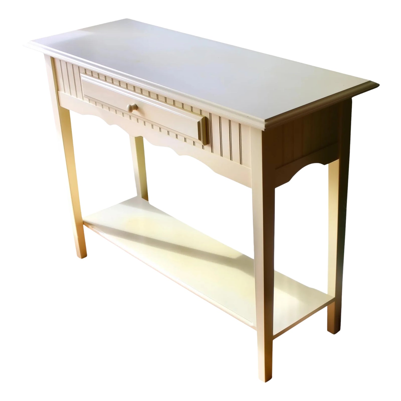 Peter Andrews Yellow Side Table | Chairish