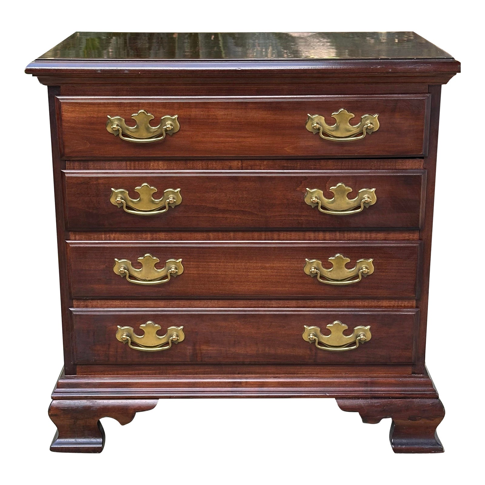 Vintage George III Style Small 4 Drawer Mahogany Bachelor Chest/Side ...