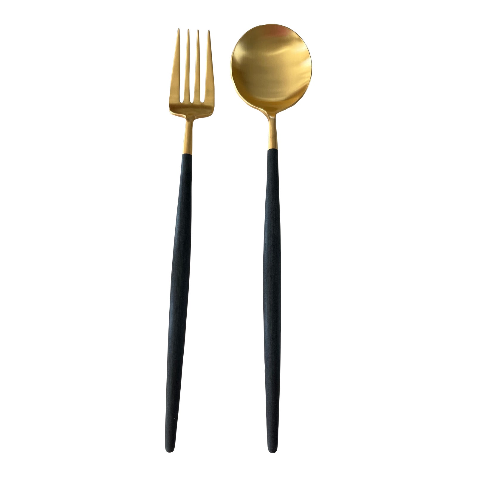 Cutipol Goa Gold Serving Set - Made in Portugal | Chairish