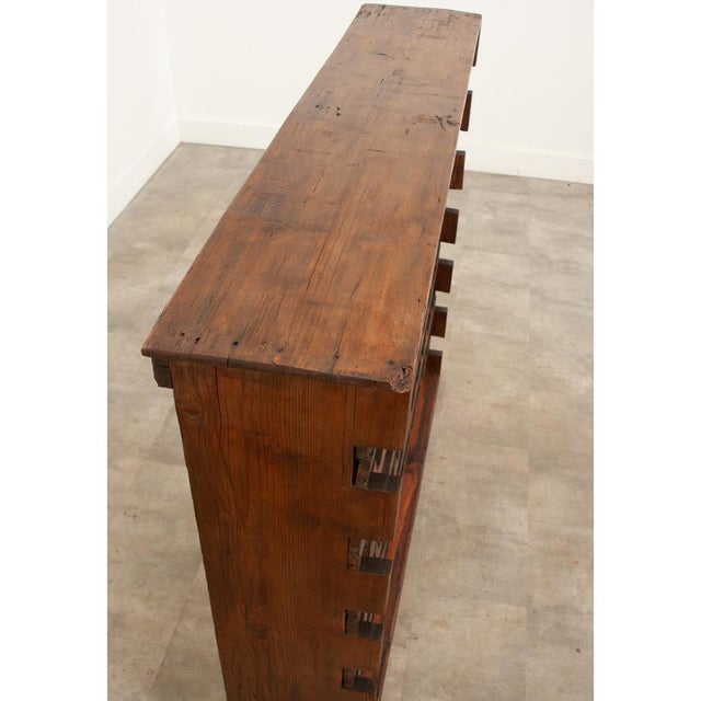 French Vintage Pine Wine Rack | Chairish