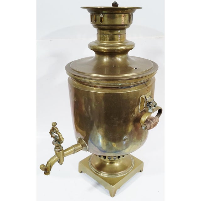 19th C Imperial Russian Bronze / Brass Hot Water Urn Samovar by ...