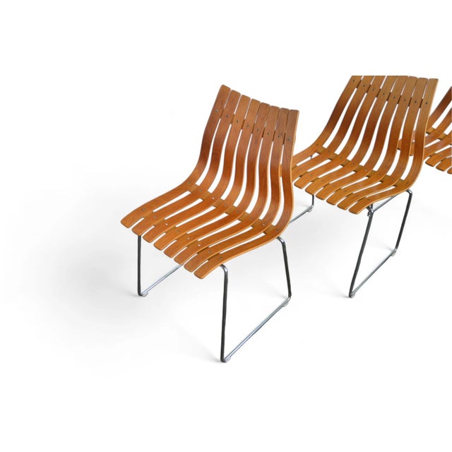 Mid 20th Century Set of Four "Scandia" Teak Dining Chairs by Hans ...