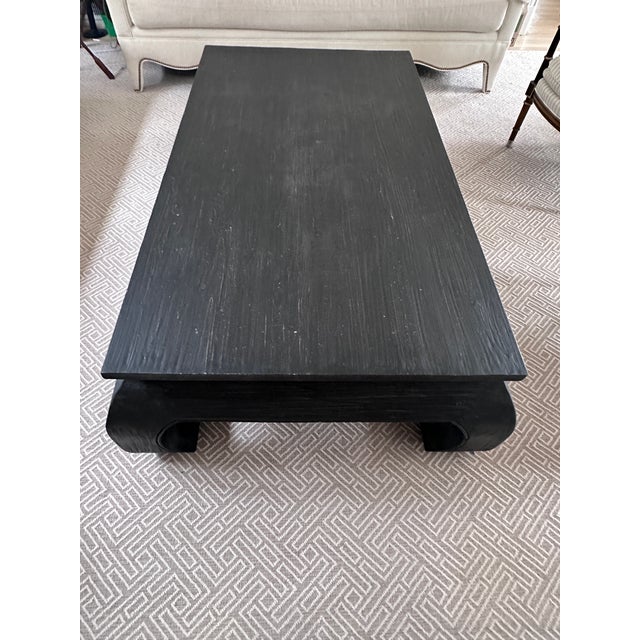 Reclaimed Wood Oversized Opium Coffee Table | Chairish