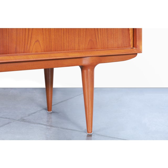 1960s Danish Modern Model-18 Teak Credenza by Gunni Omann for Omann Jun ...