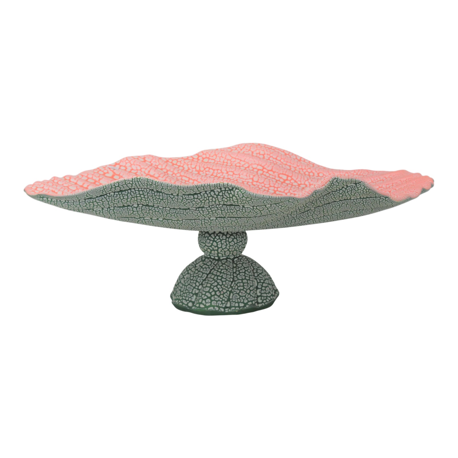 Stylized Watermelon Bowl, Signed | Chairish