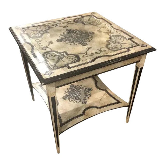 1970s Italian Handpainted Occasional Table | Chairish