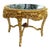 Vintage Italian Baroque/Rococo Gold Center or Dining Table With Black ...