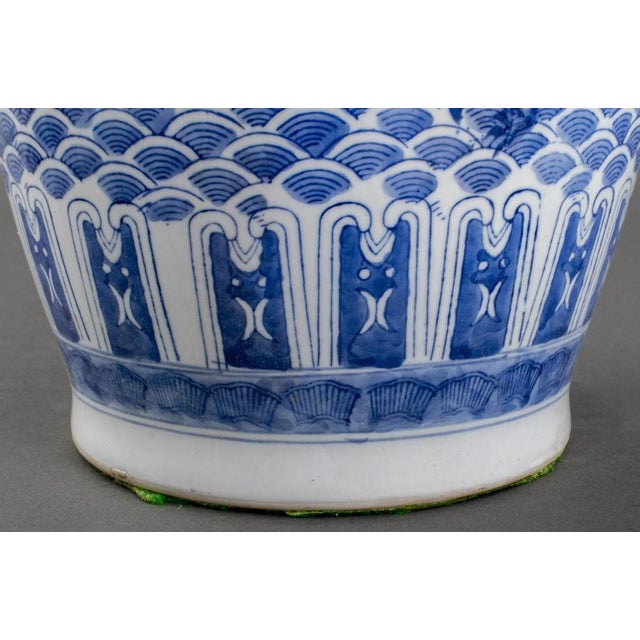 Chinese Qianlong Mark Dragon Motif Porcelain Vase | Chairish