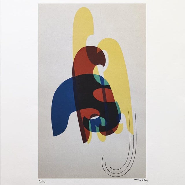 1970s Original Gorgeous Man Ray "Shadows" Limited Edition Lithograph ...