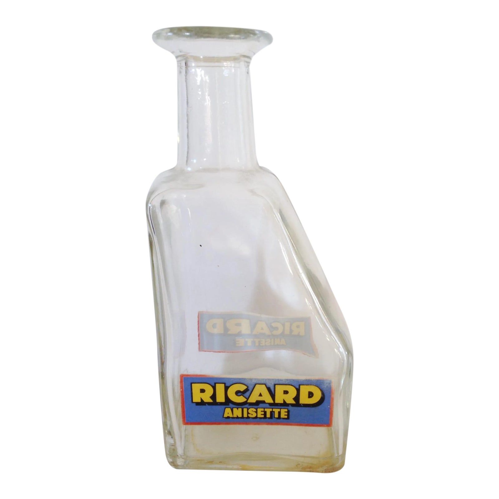 French Clear Glass Ricard Carafe | Chairish