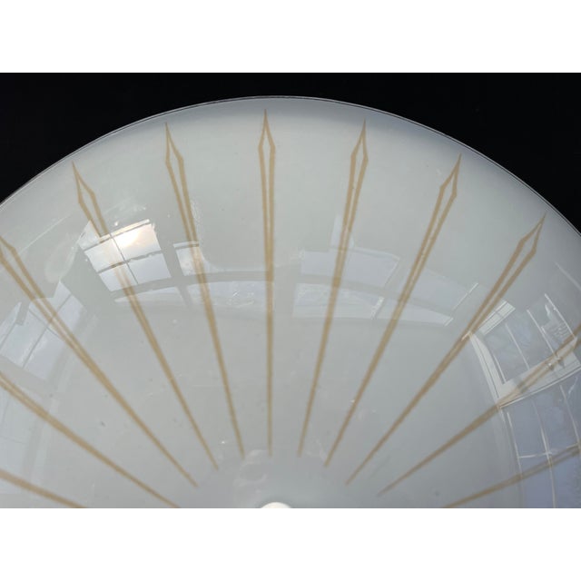 Modern Sunburst Ceiling Light | Chairish