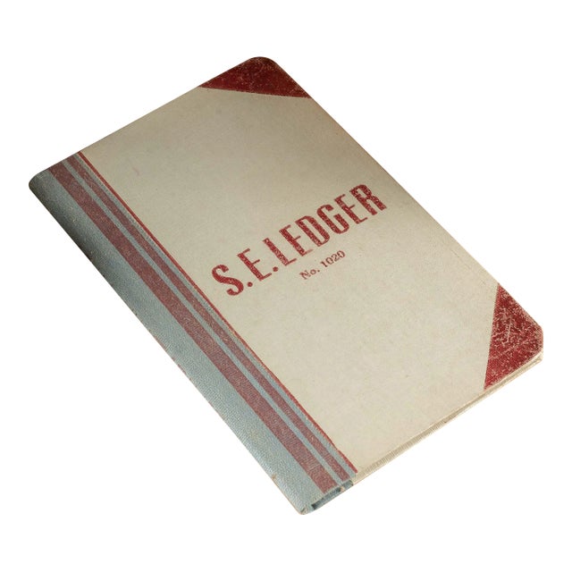 1950 American Ledger Book | Chairish