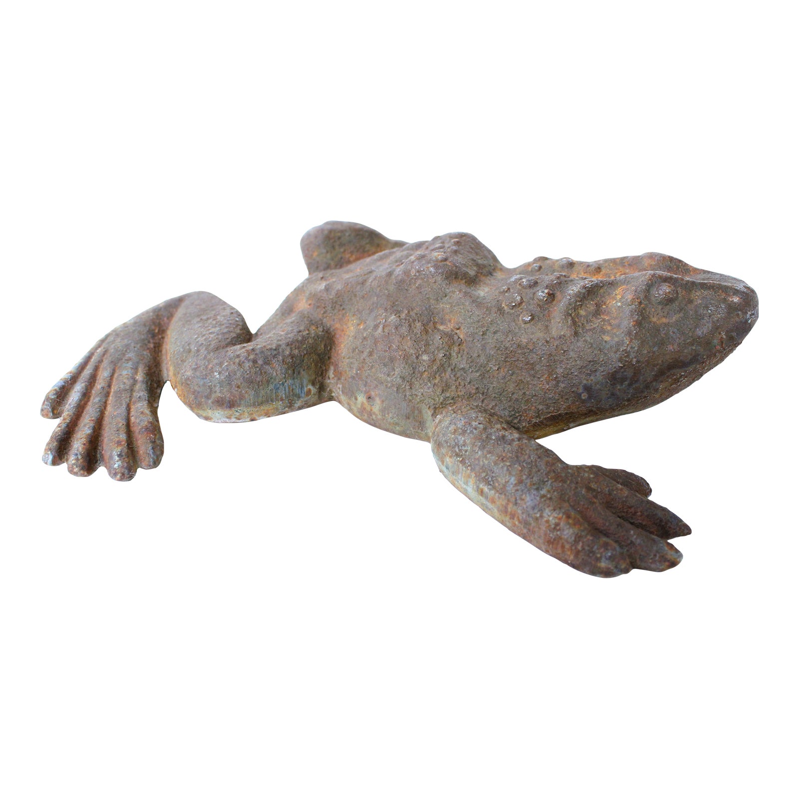 Whimsical Rustic Garden Frog | Chairish