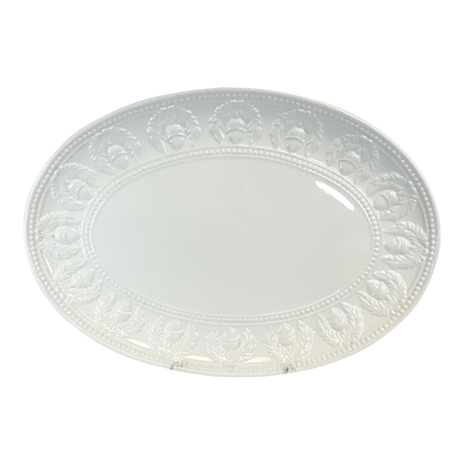 Vintage Italian Arts & Crafts Acorn & Laurel Wreath Platter, William ...