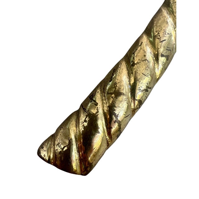 Vintage Hollywood Regency Brass Tied Bow & Ribbon | Chairish