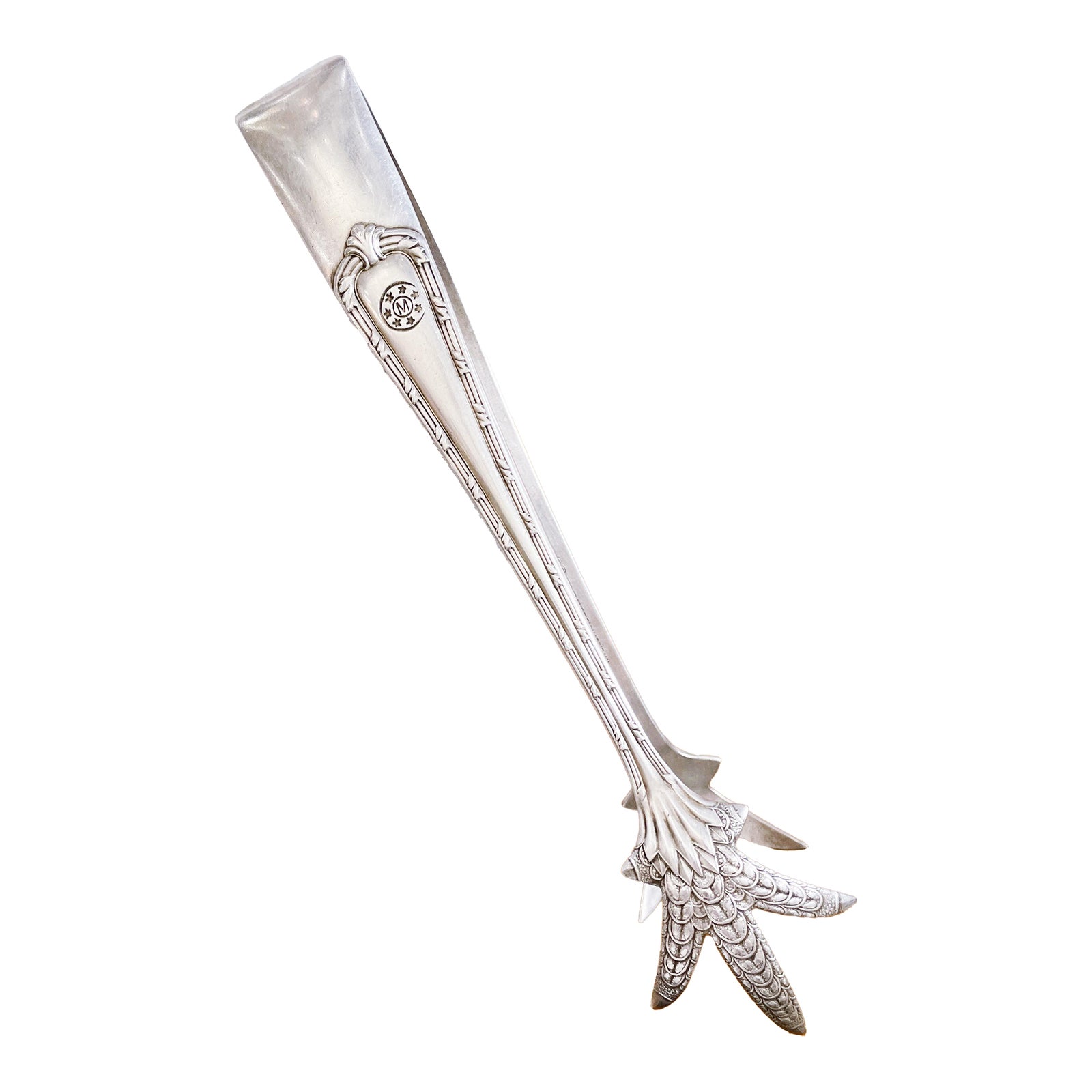 Vintage Silverplate Ice Tongs From Matson Line Oceanliner | Chairish