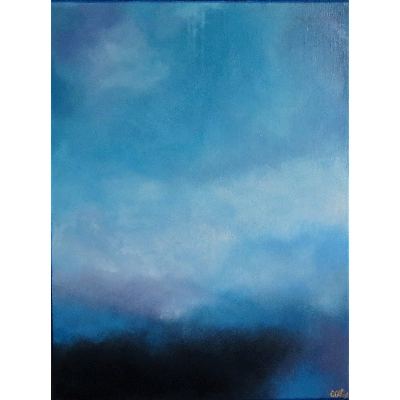Abstract Modern Original Painting by C. Damien Fox | Chairish