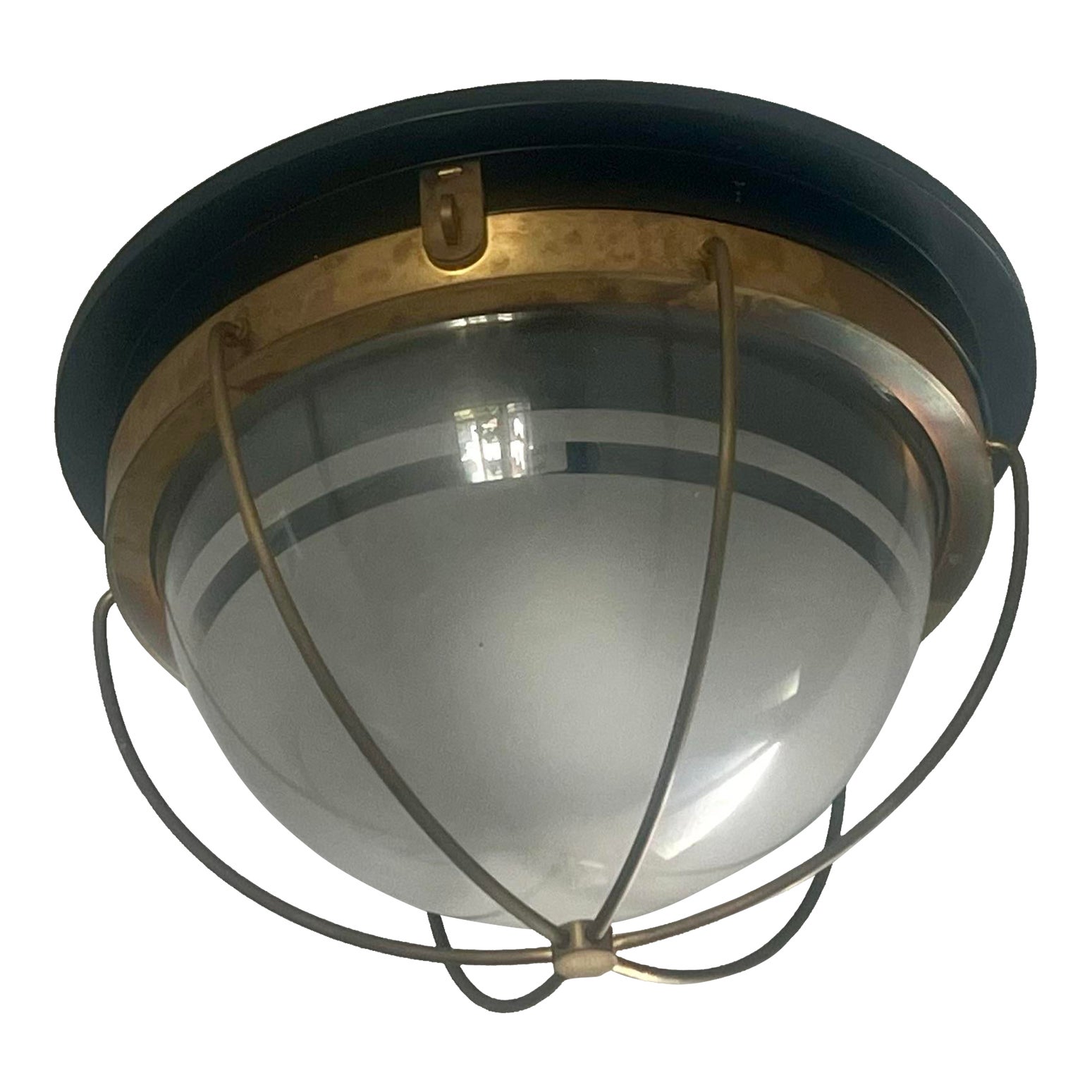The Urban Electric Co. Malplaquet Flushmount Light Fixture | Chairish
