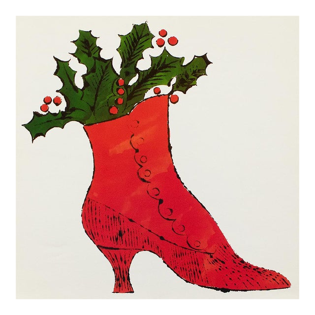 The Andy Warhol Foundation After Andy Warhol "Red Boot With Holly ...
