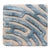 Sample Amiens Maze Rug, Sky Blue, 12x12 | Chairish