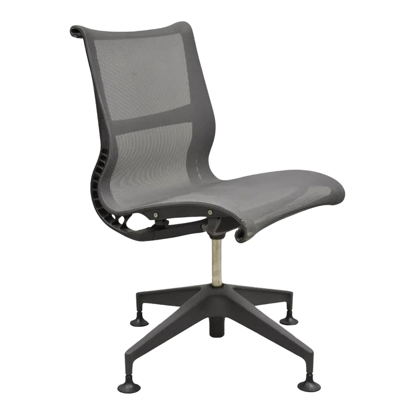 Herman Miller Setu Side Chair Metal Mesh Desk Office Swivel Chair ...