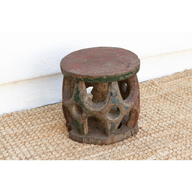 Antique West African Ceremonial Stool | Chairish