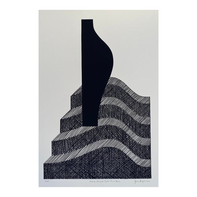 1995 Juan Logan Contemporary Linocut From Rwanda Series | Chairish