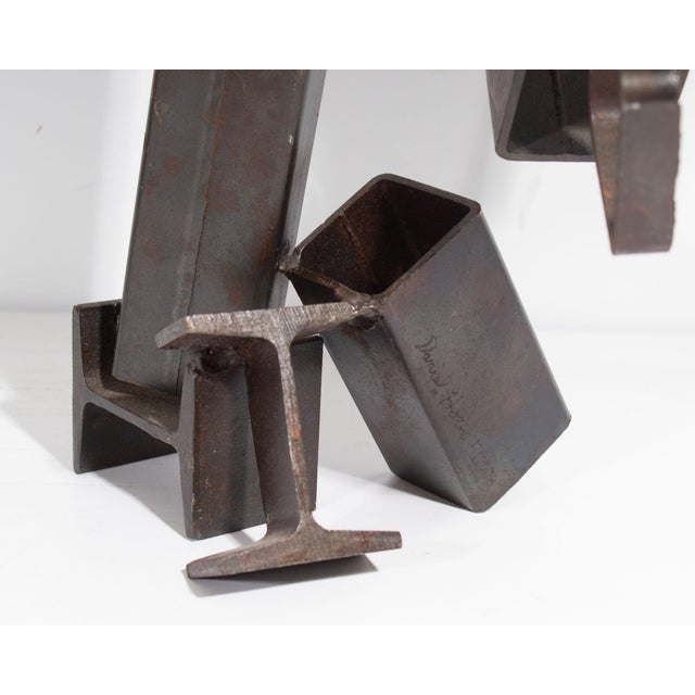 2008 Abstract Brutalist Style Metal Balance Sculpture by Daniel Horne ...