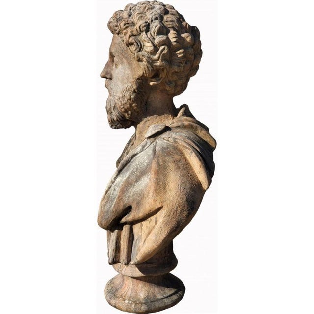 Unknown Artist, Bust of Marcus Aurelius, 21th Century, Terracotta ...