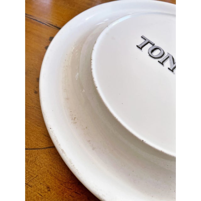 Antique English Ironstone Butcher Display Stand | Chairish