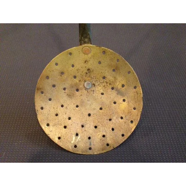 Antique Brass/Copper Bed Warmer & Ash Sifter - 2 Pieces | Chairish