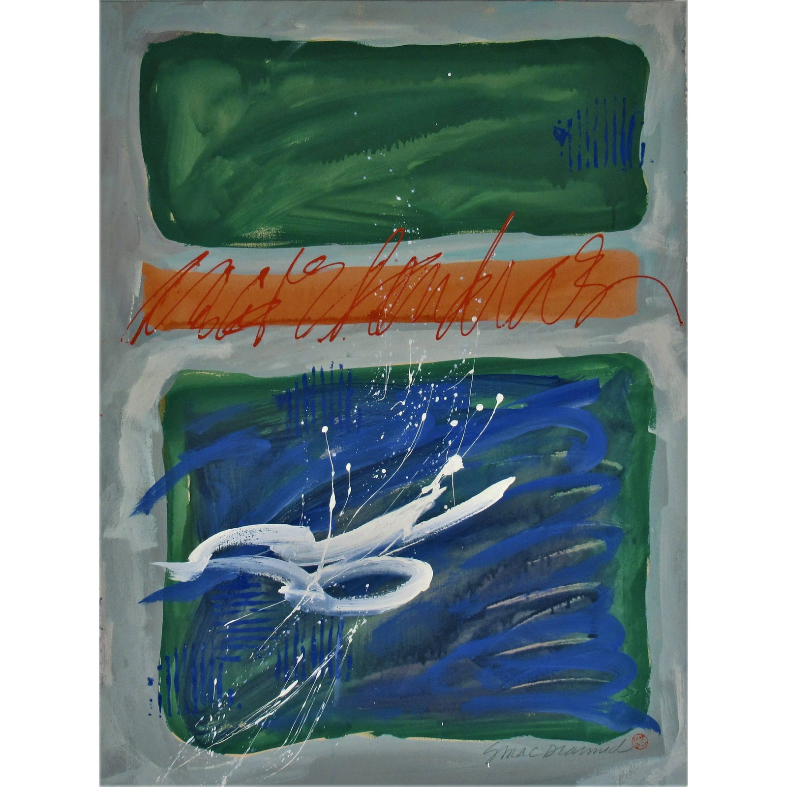 Sandra Phipps MacDiarmid, Signature #XV, Circa 1990 | Chairish