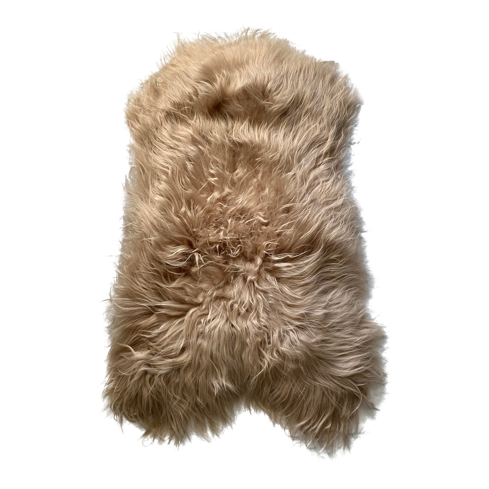 Champagne Icelandic Sheepskin Hide Throw Rug | Chairish