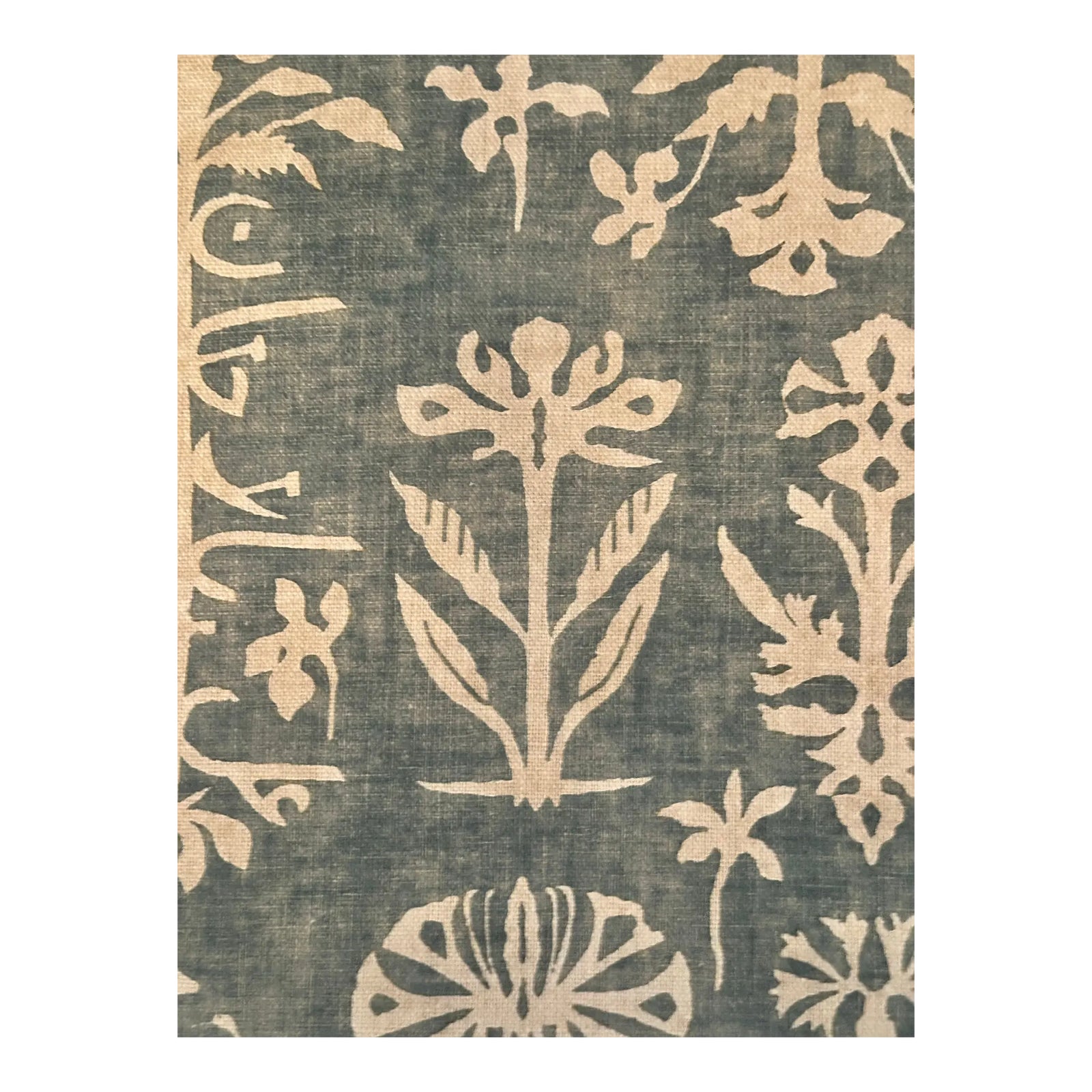 Lewis and Wood Papyrus 2 7/8 Yards Fabric | Chairish