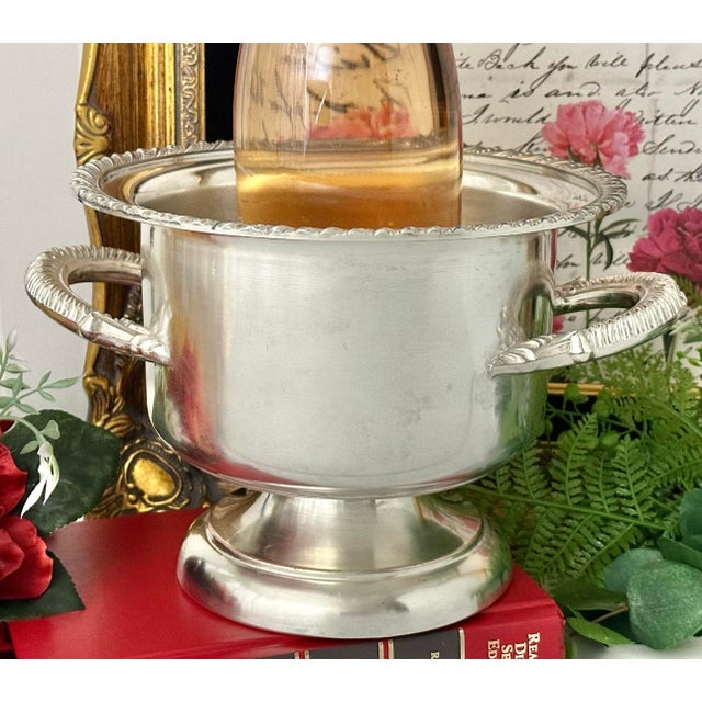 Antique Hartord Silver Co 1900's Silver Plated Wine Chiller / Champagne ...
