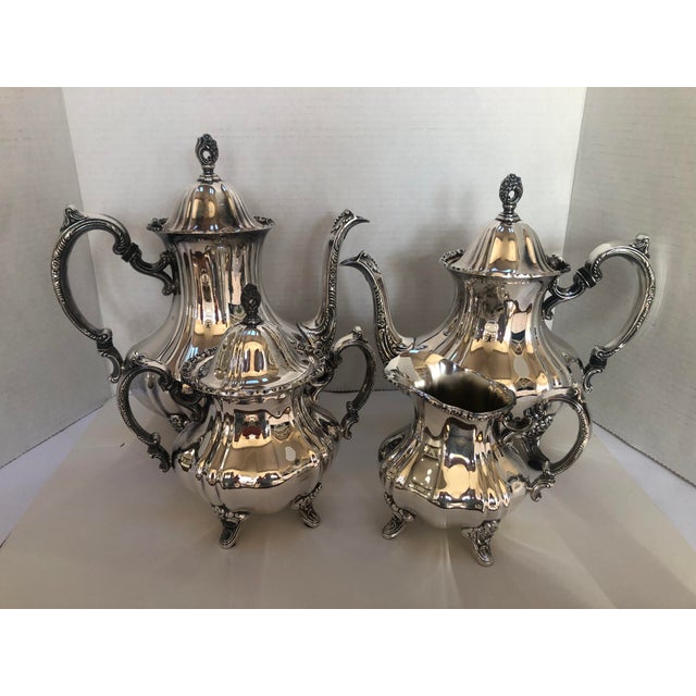 Vintage Silverplate Tea Service- 4 Pieces | Chairish